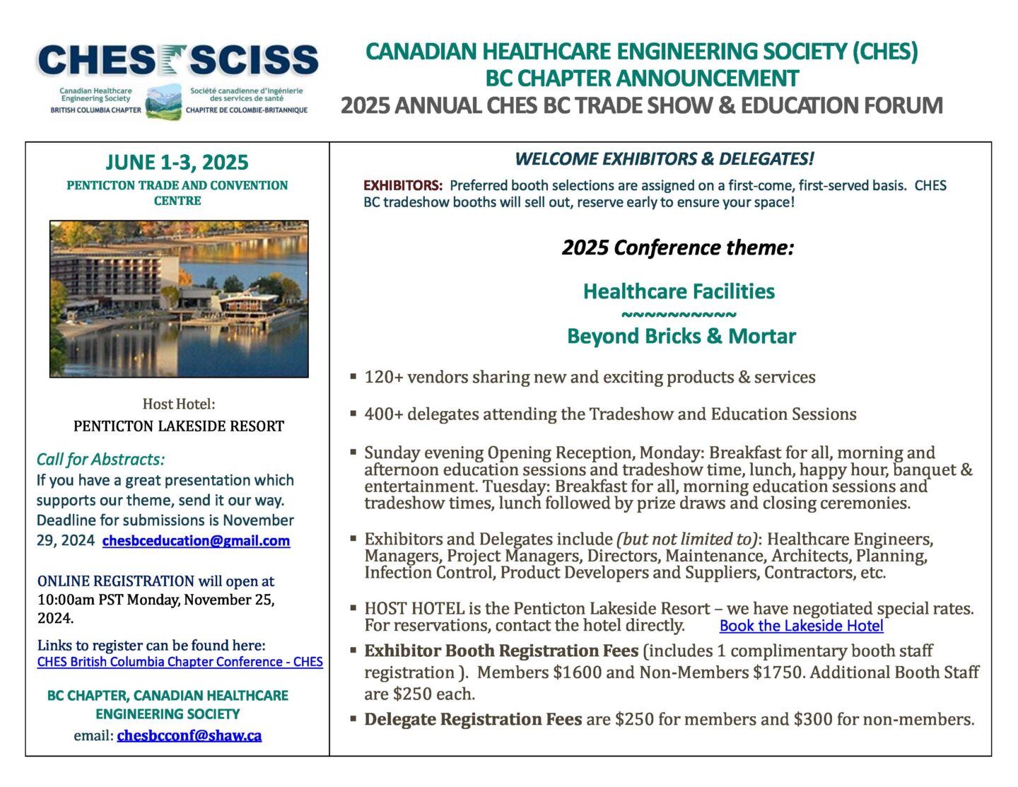 CHES Annual Tradeshow & Education Forum - June 1-3, 2025 - Roofing ...