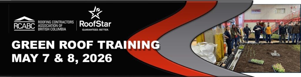 Green Roof Training - May 7 & 8, 2026 - Roofing Contractors Association ...